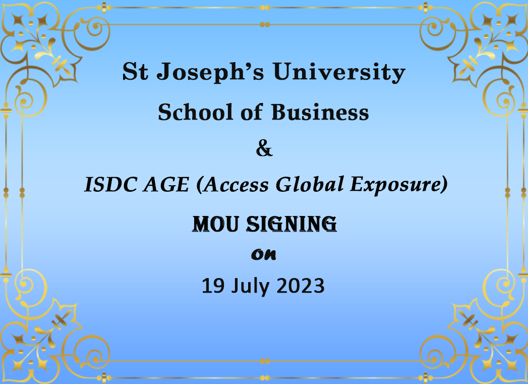 St Joseph's University,Bengaluru